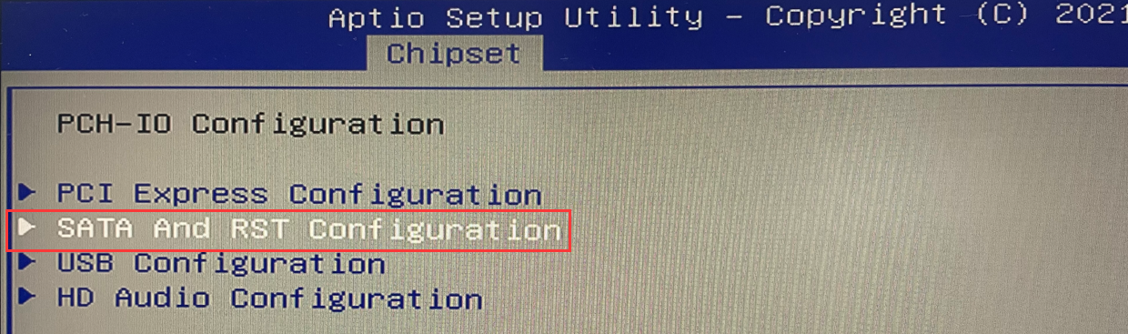 Build RAID process in BIOS