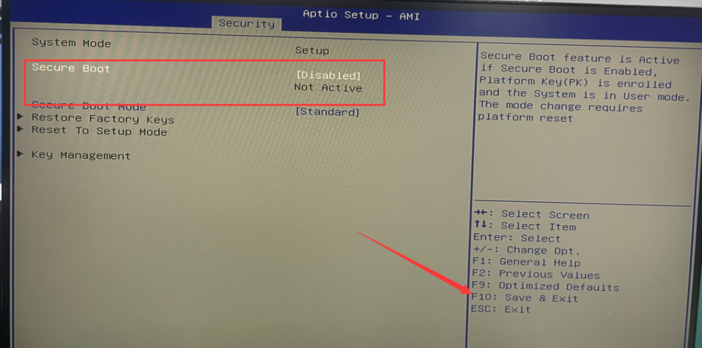 Prompt when booting with USB flash drive: Invalid signature detected. Please check the security ...