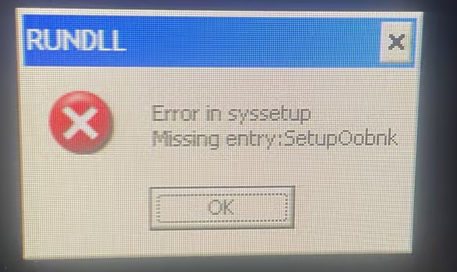 What should I do if the XP system prompts that the system is not ...