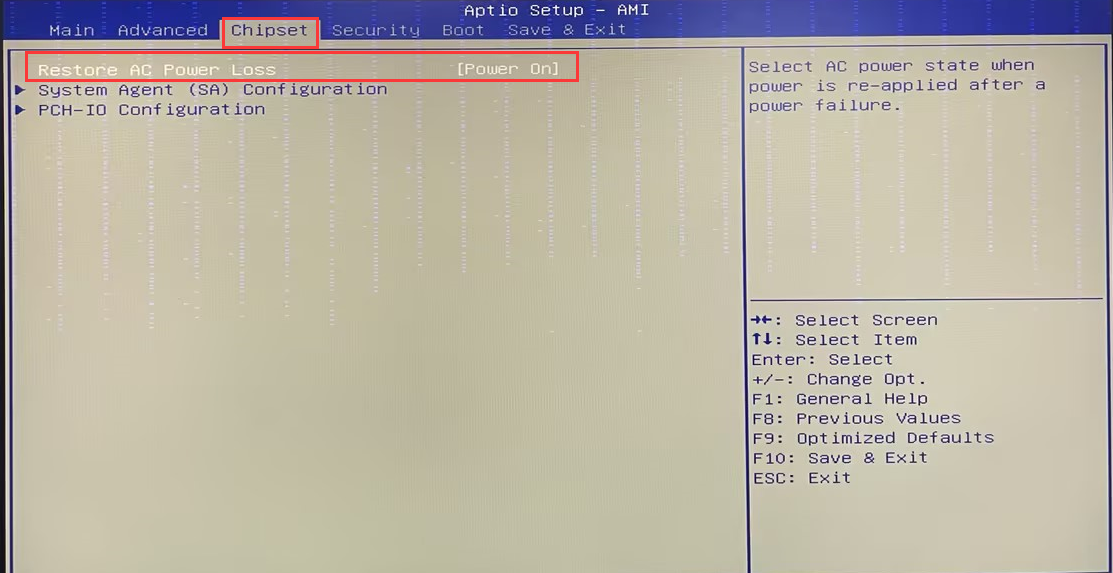 Configure automatic power-on steps - VENOEN
