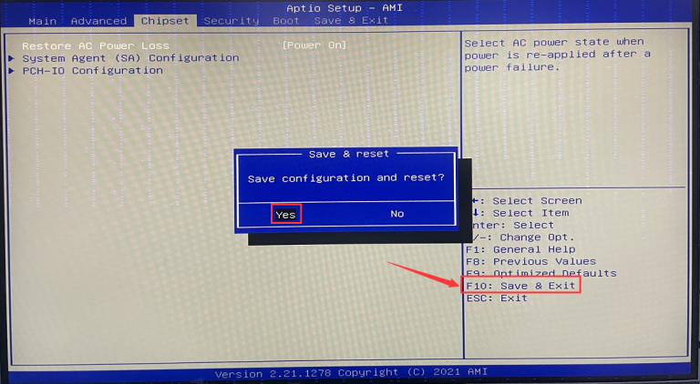 Configure automatic power-on steps - VENOEN