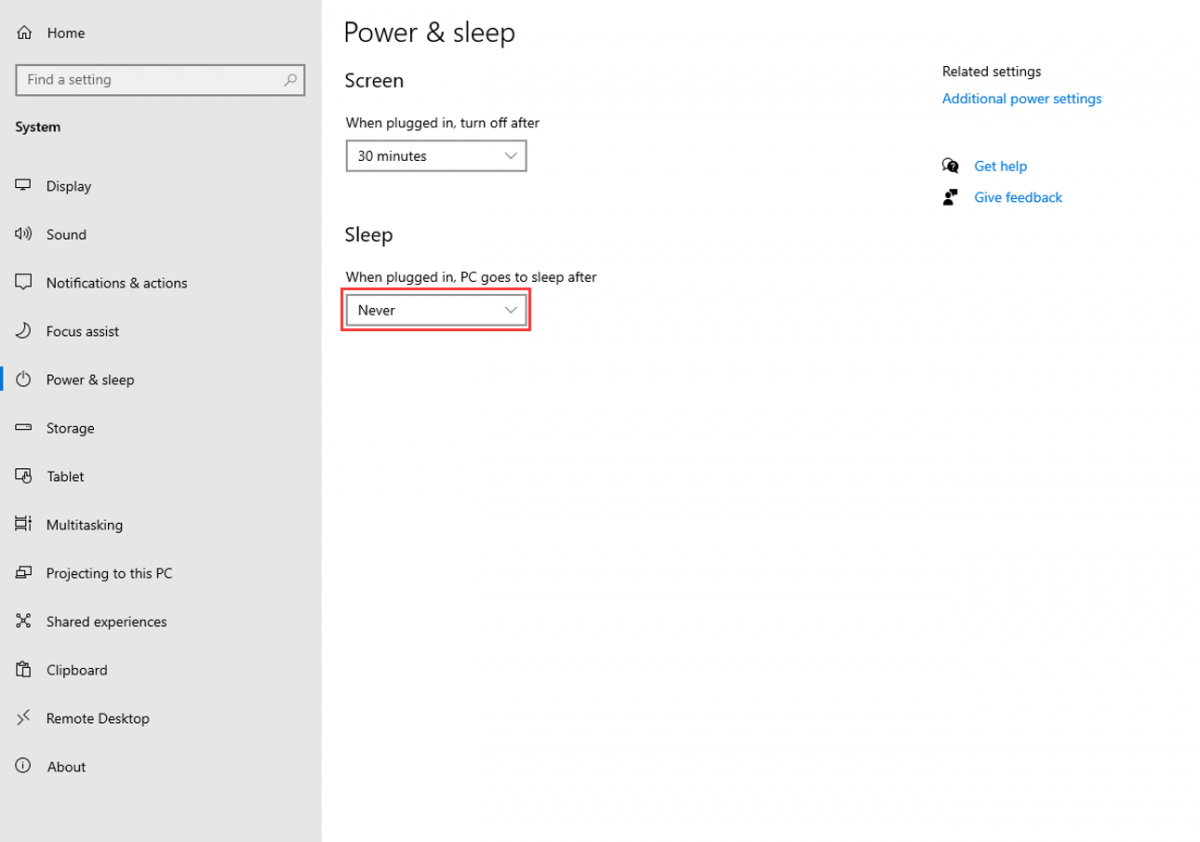 Steps to turn off the sleep function in Windows 10/11 system - VENOEN