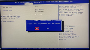 Steps to enable Secure Boot in BIOS - VENOEN