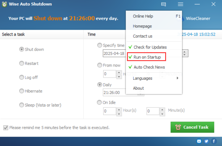 [M3-12/13 generation] Scheduled startup and shutdown configuration ...